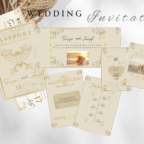 Event Passport Template - Etsy