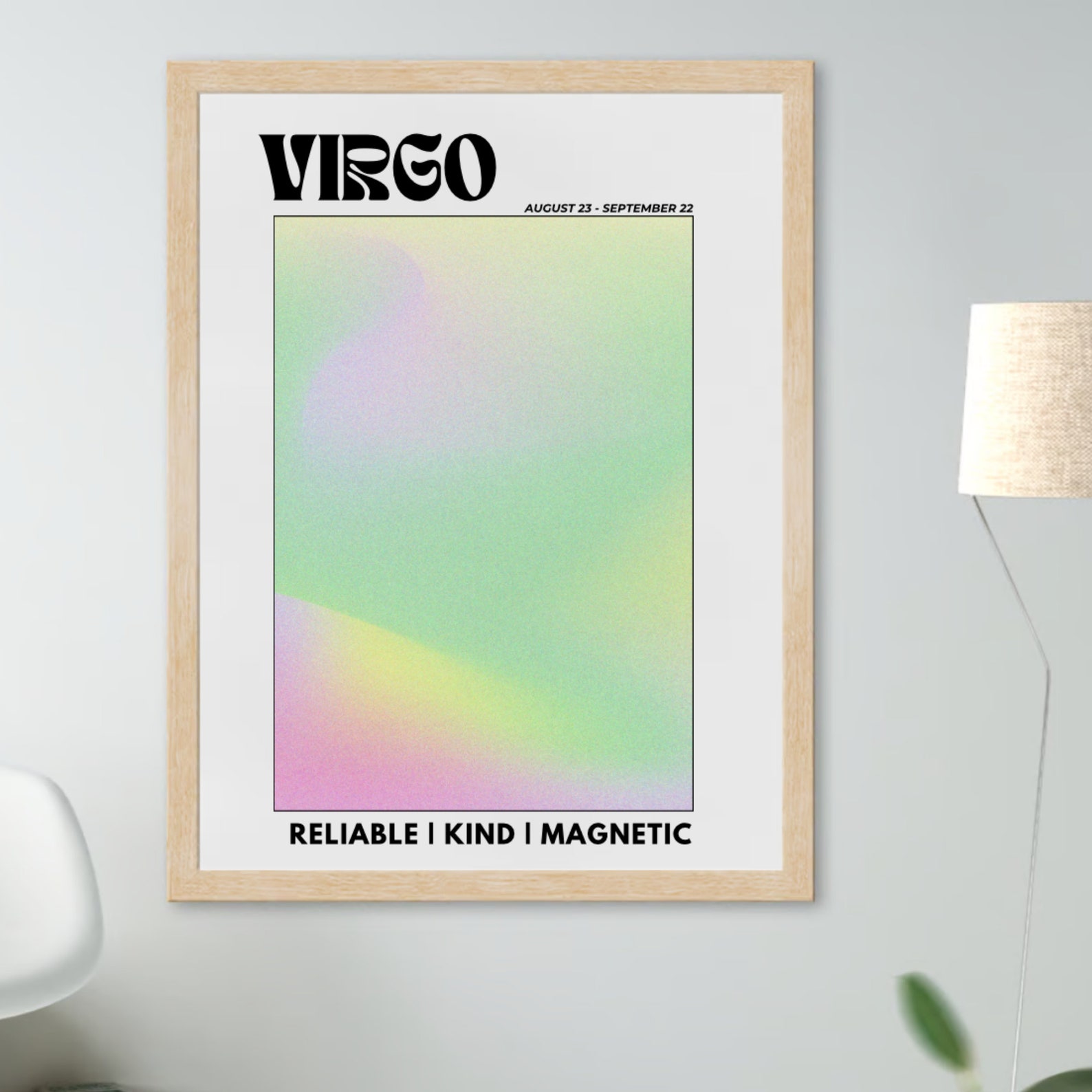 VIRGO Zodiac Sign Instant Digital Print, Zodiac Art Printable ...