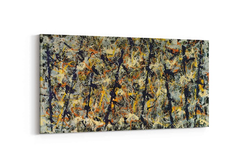 Vibrant Jackson Pollock Extra Large Wall Art Prints for Chic Home Decor ...