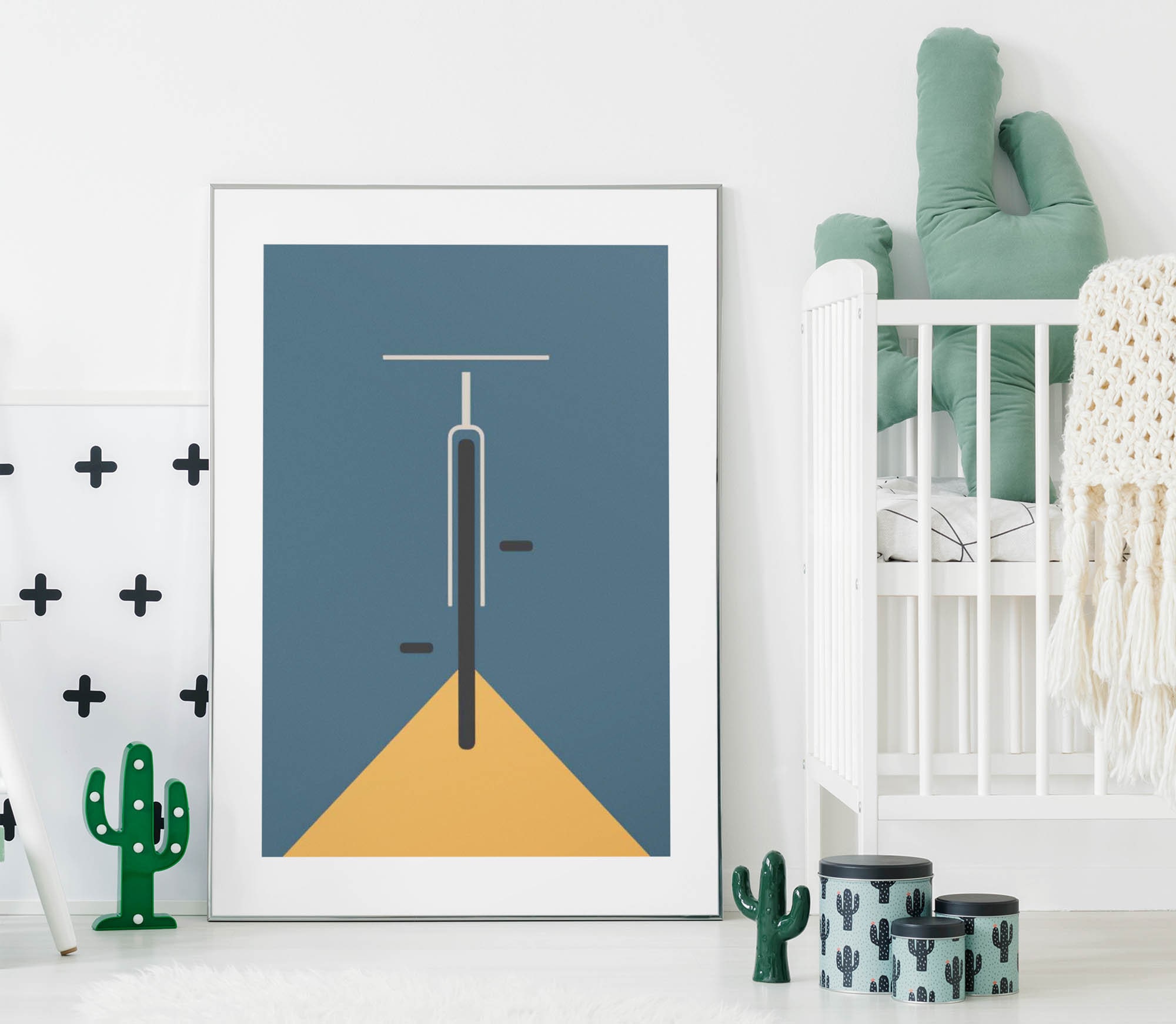 Bicycle Bauhaus Midcentury Wall Art for Home Decor, Bedroom Prints and ...