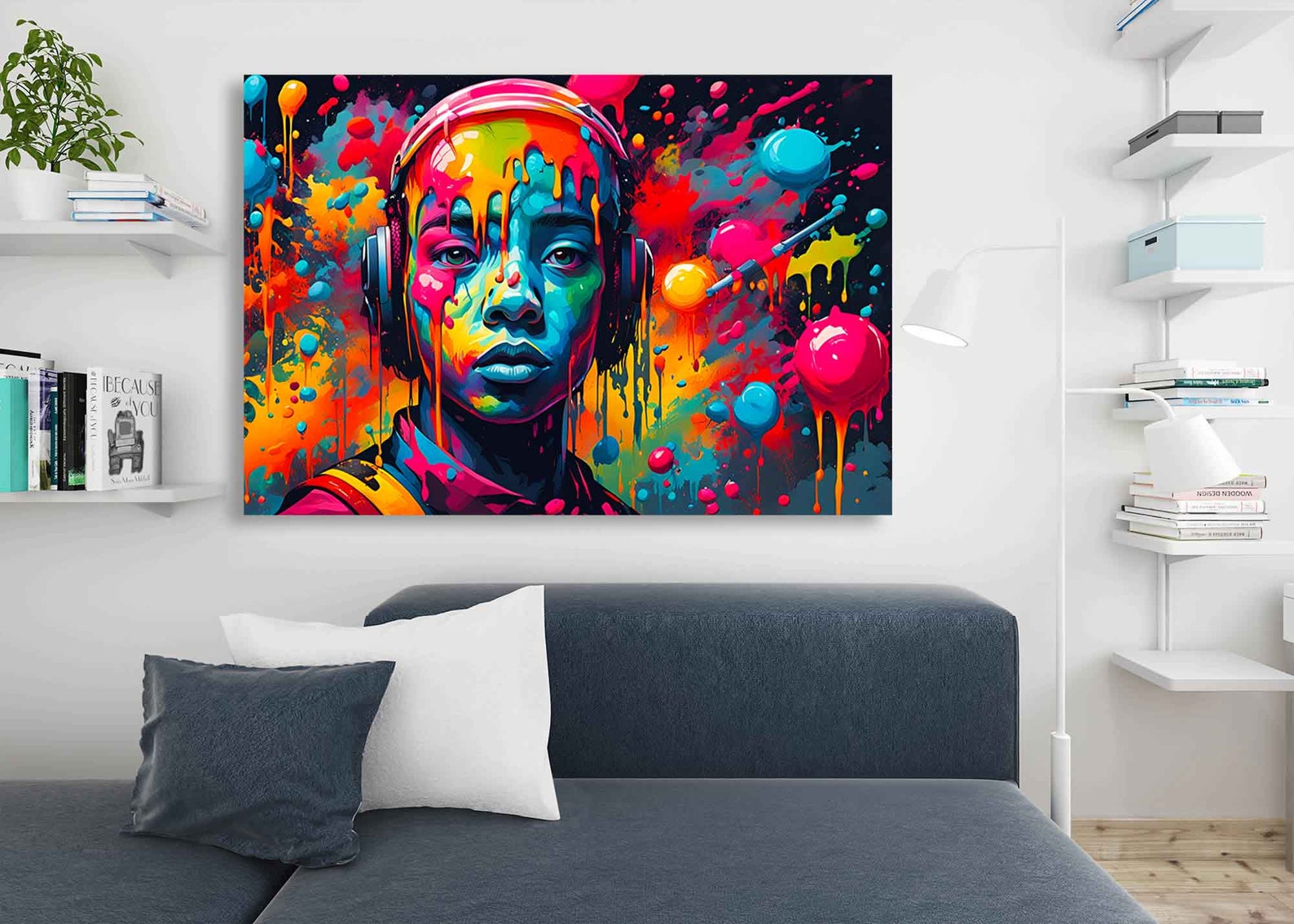 African American Boy Graffiti Street Art African Wall Art Prints ...