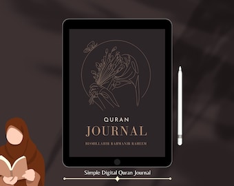 Muslim Prayer Tracker Digital Bonus Quran Journal PDF File - Etsy