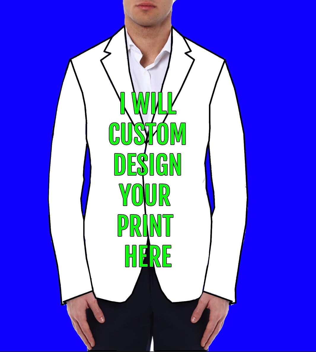 Printed Custom Design Jackets Blazers for Men and Women Sizes S 5XL - Etsy