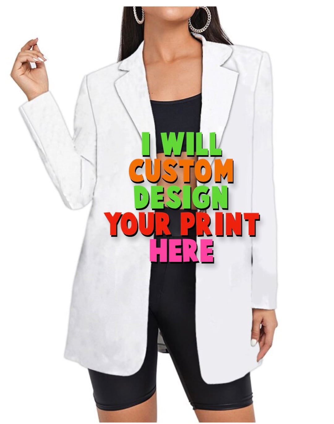 Printed Custom Design Jackets Blazers for Men and Women - Sizes S - 5XL ...