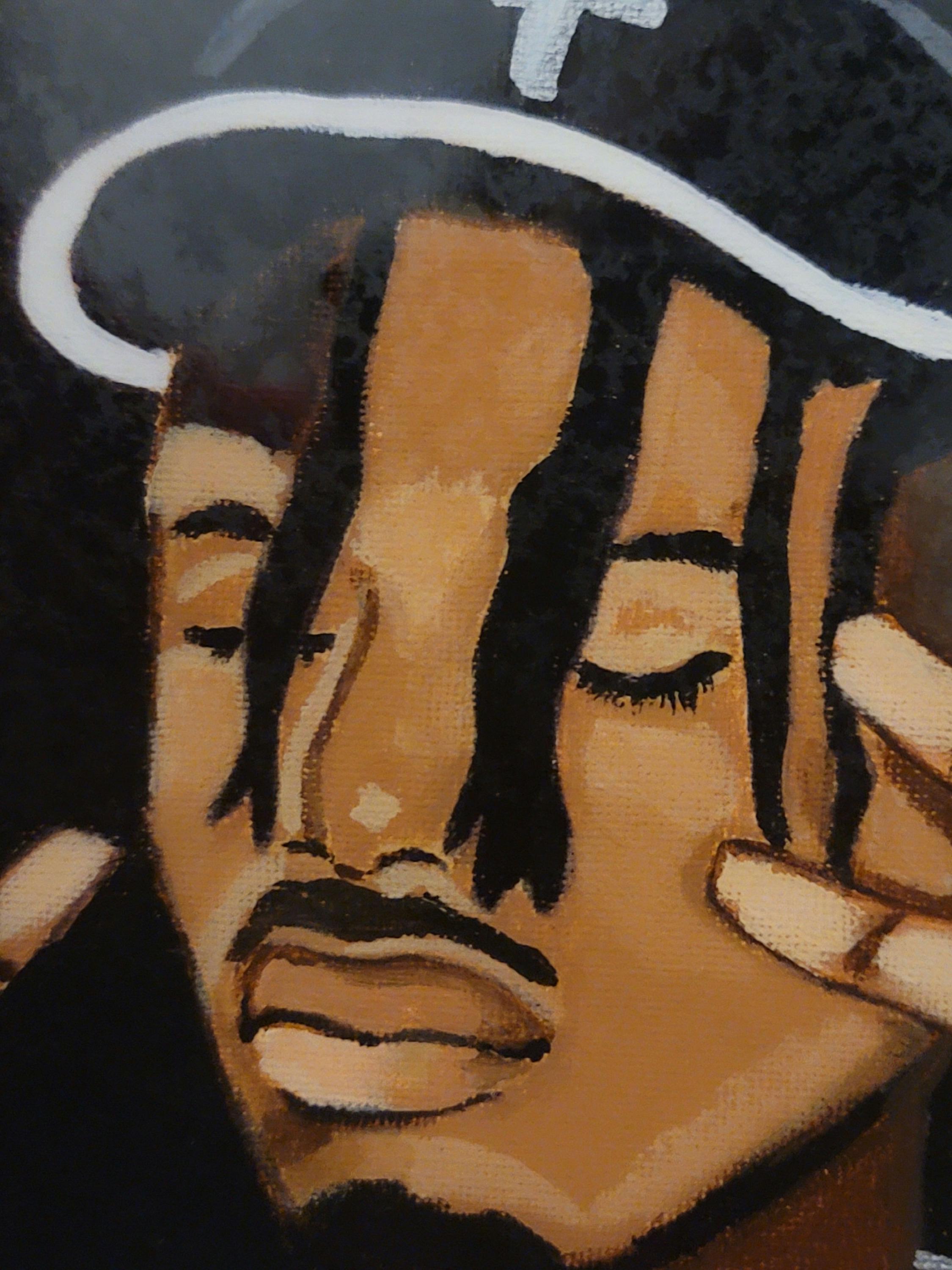 10X10 Rapper Art Print | Hip-hop Wall Decor | Music-inspired Portrait ...