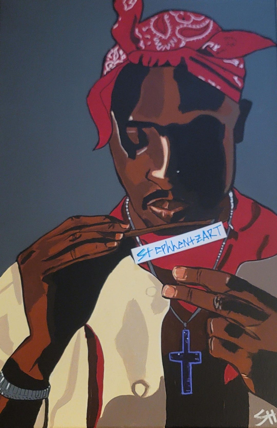 12x18 Acrylic Paint Hip Hop Art Print - Etsy