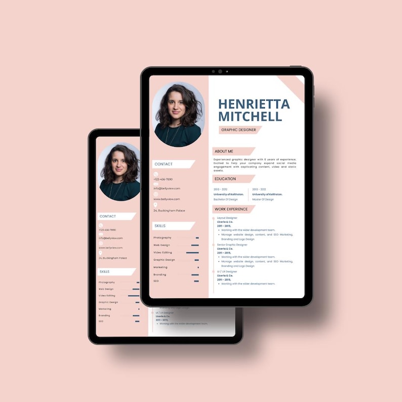 Resume Template | Modern Resume | Resume Template for Word Instant ...