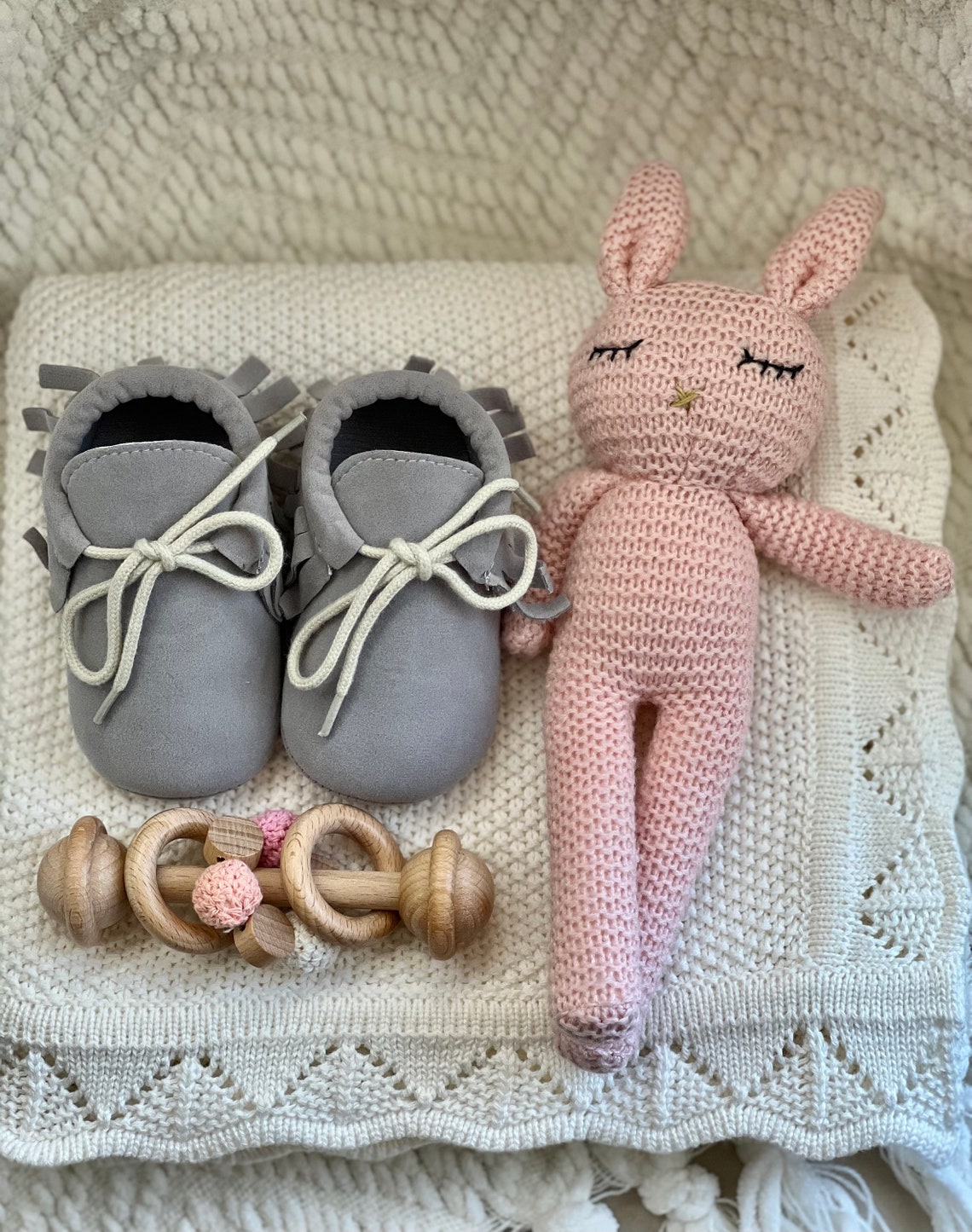 Deluxe Blue Baby Gift Set With Luxury White Ribbon Box - Etsy