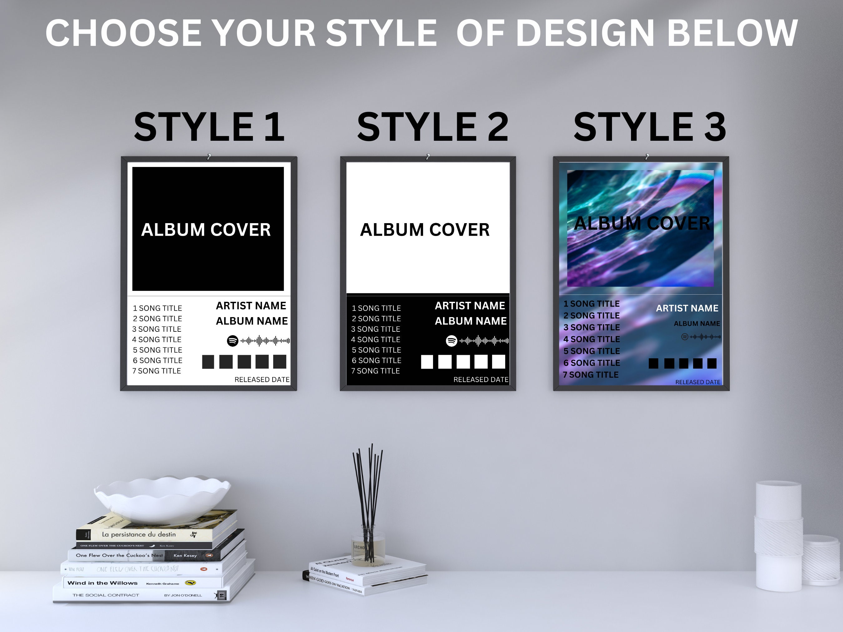 Album Covers Posters - Etsy