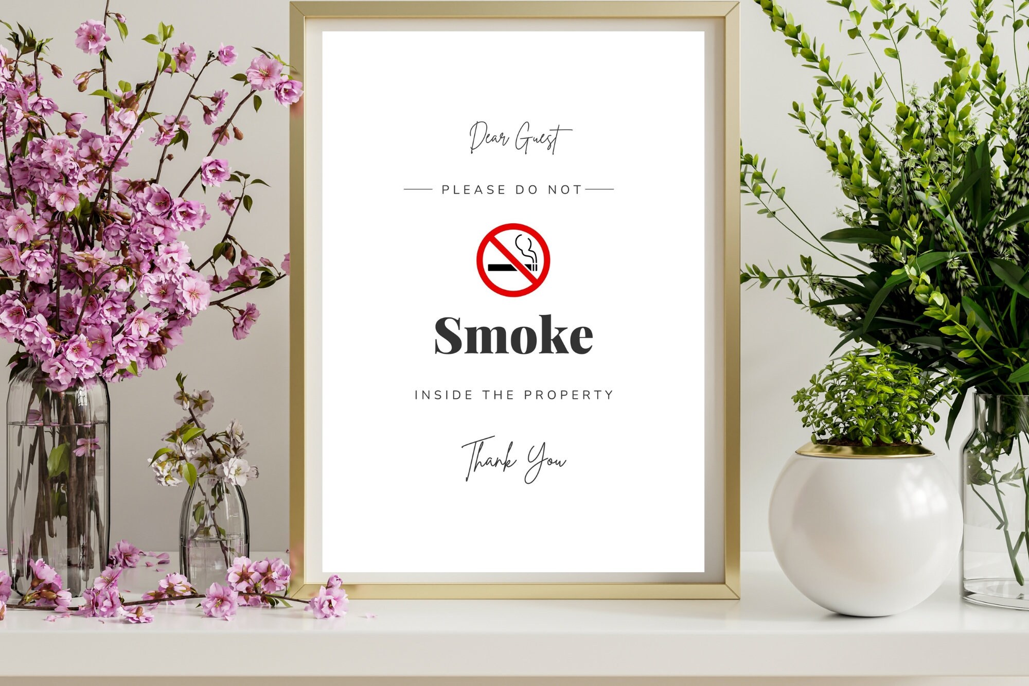 No Smoking Sign Template, No Smoking Sign Printable, No Smoking Signs ...