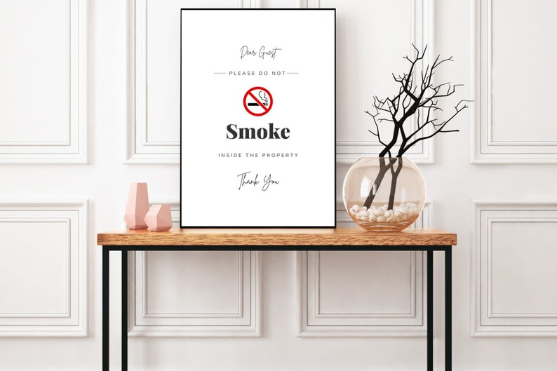 No Smoking Sign Template, No Smoking Sign Printable, No Smoking Signs ...