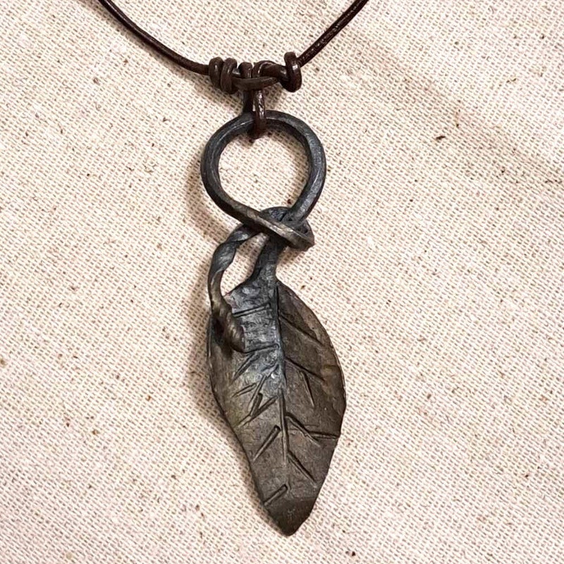Hand Forged Necklace - Etsy