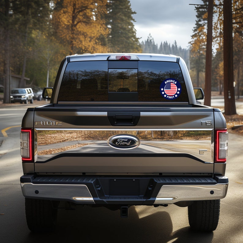 America First: the Ultimate U.S. Flag Kiss-cut Stickers for the True ...