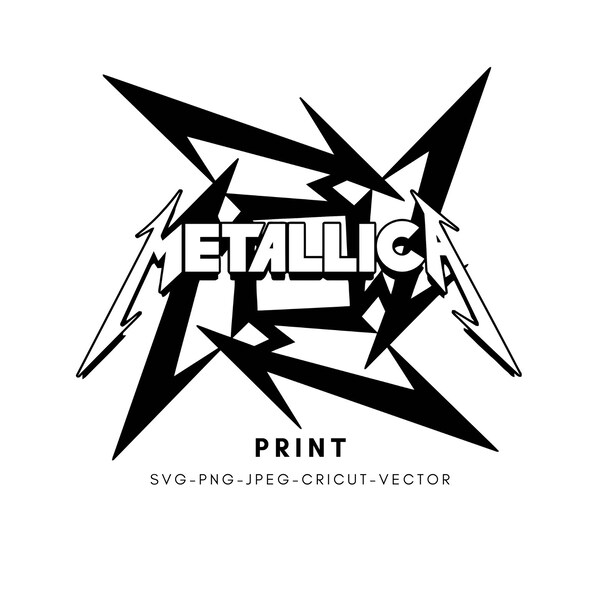 Metallica Svg - Etsy
