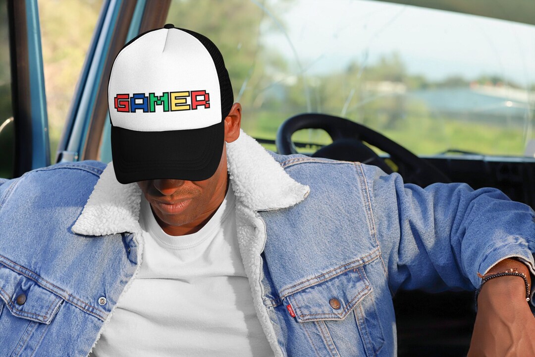 Gamer Cap With the Super Controller, Funny Design for Gamer Lovers ...