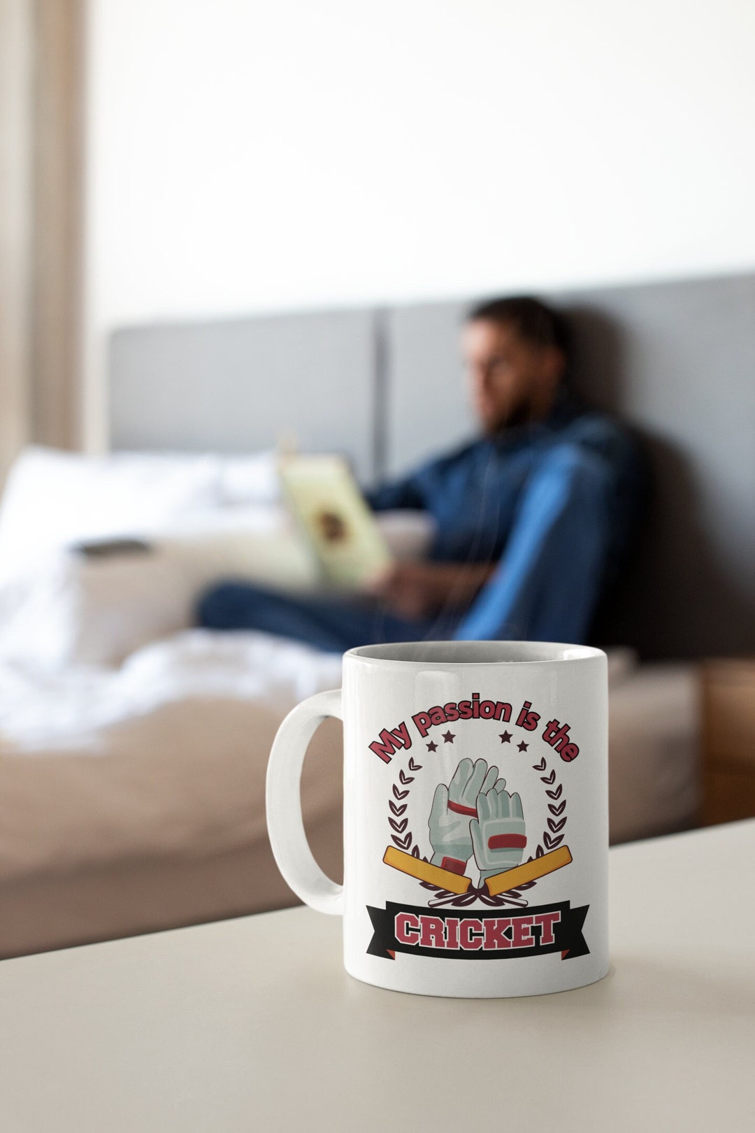 Cricket Mug My Passion is the Cricket, Cricket Player Mug, Funny Design ...