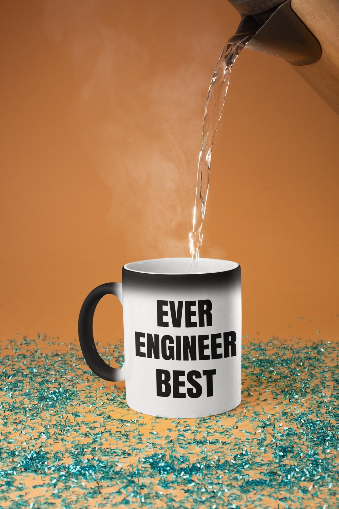 Magic Mug Best Engineer Ever, a Magic Gift for an Engineer Who Has ...