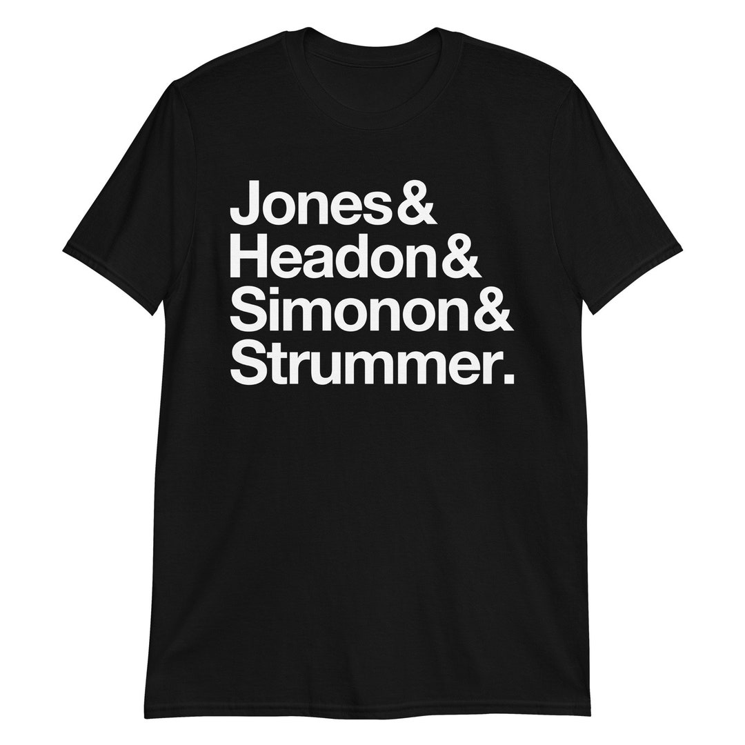 THE CLASH T-shirt Joe Strummer Shirt Punk Band Helvetica - Etsy