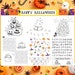 Printable Halloween Gnome Coloring Bundle, Coloring Pages for Kids and ...