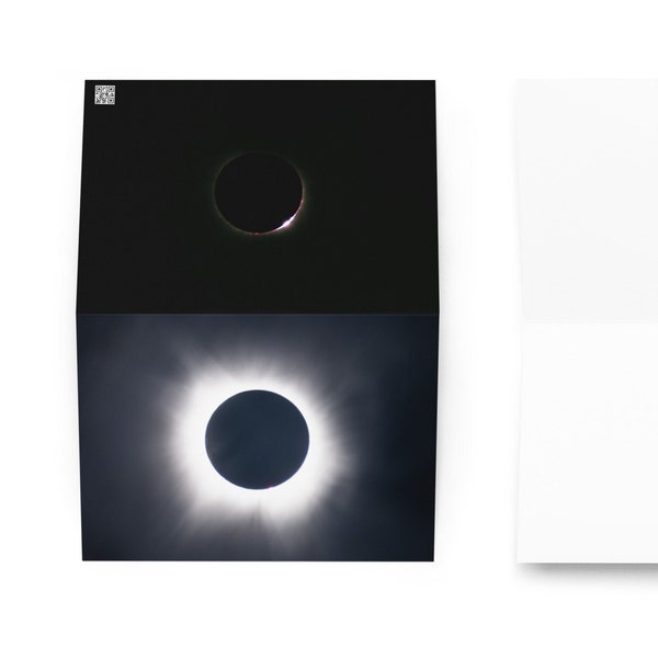 Solar Eclipse Greeting Card - Etsy