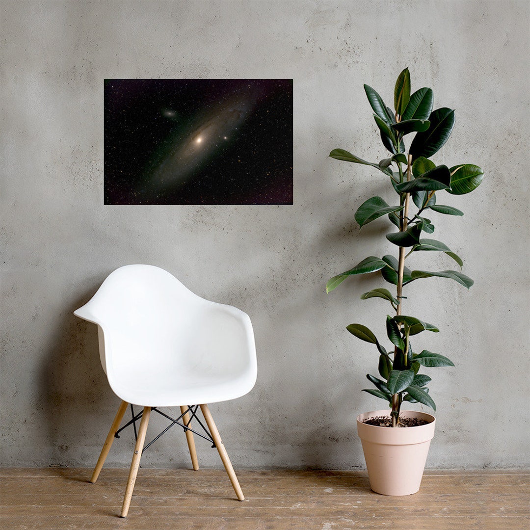 Andromeda Galaxy Matte Poster Explore the Cosmos From Your - Etsy