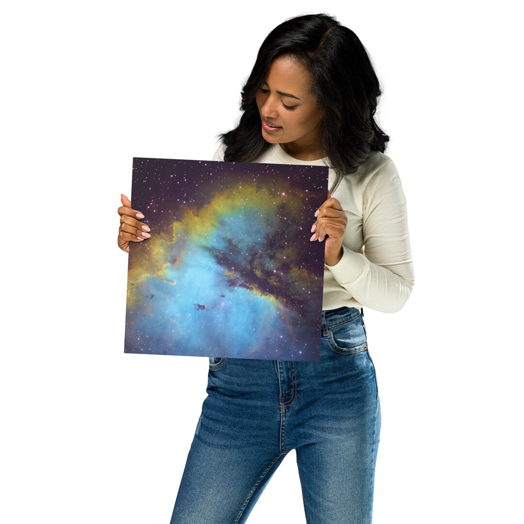 Pacman Nebula Gobbling up Space Pellets – Astrophotography Wall Art ...