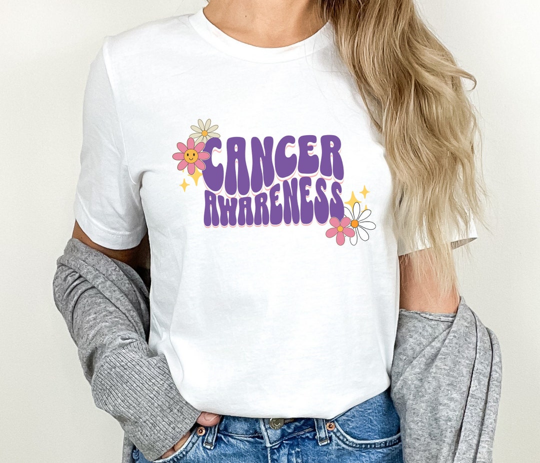 Cancer Awareness T Shirt Cancer T-shirt Cancer Awareness Shirt Cancer ...