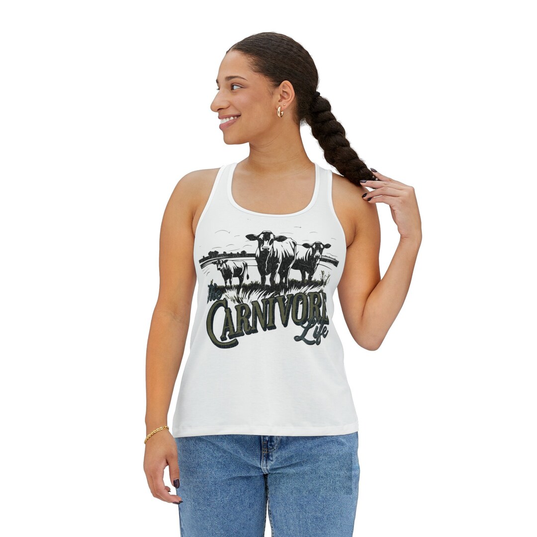 Carnivore Tank Top Carnivore Diet Womans Tank Top Meat Eater Top Meat ...