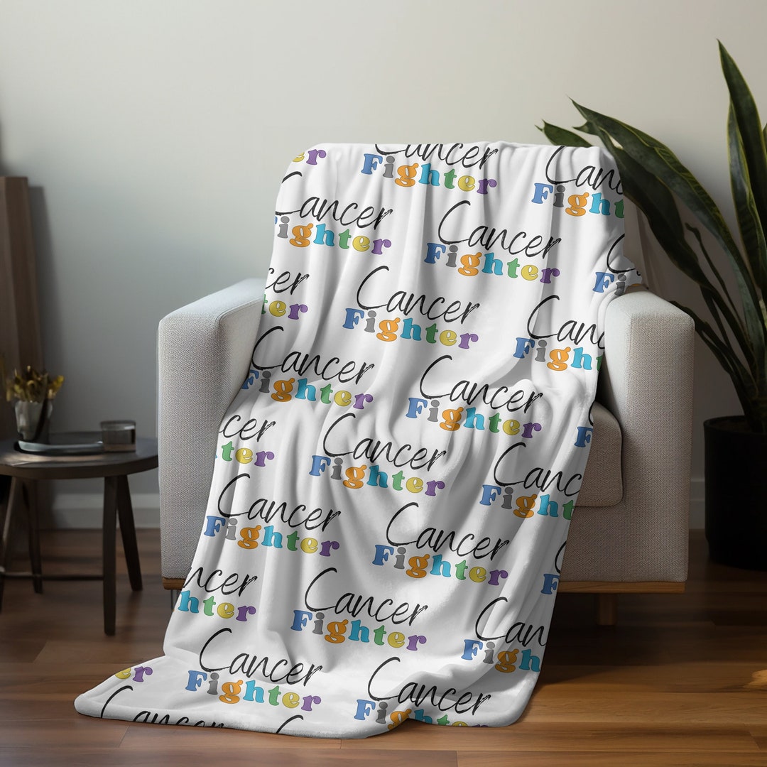 Cancer Blanket Cancer Fighter Blanket Cancer Patient Gift Blanket ...