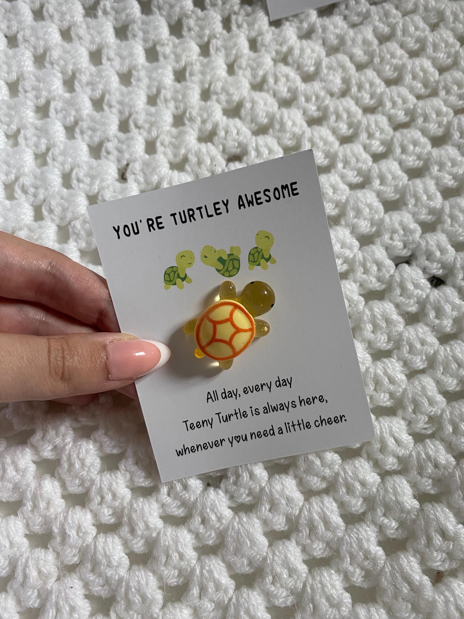 Turtle Pocket Hug|you’re Turtley Awesome|turtle Gift Card|turtle Gift ...