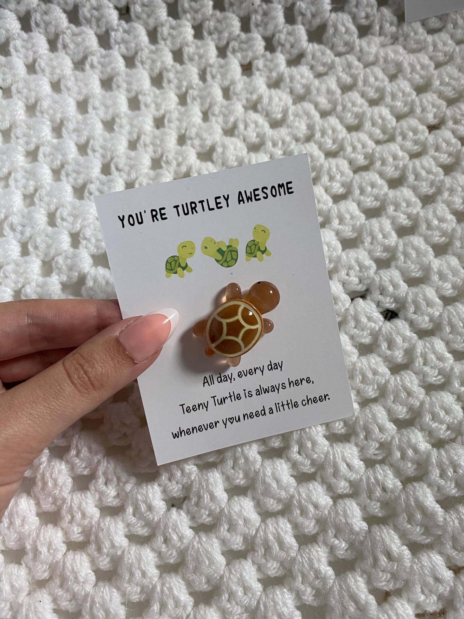 Turtle Pocket Hug|you’re Turtley Awesome|turtle Gift Card|turtle Gift ...