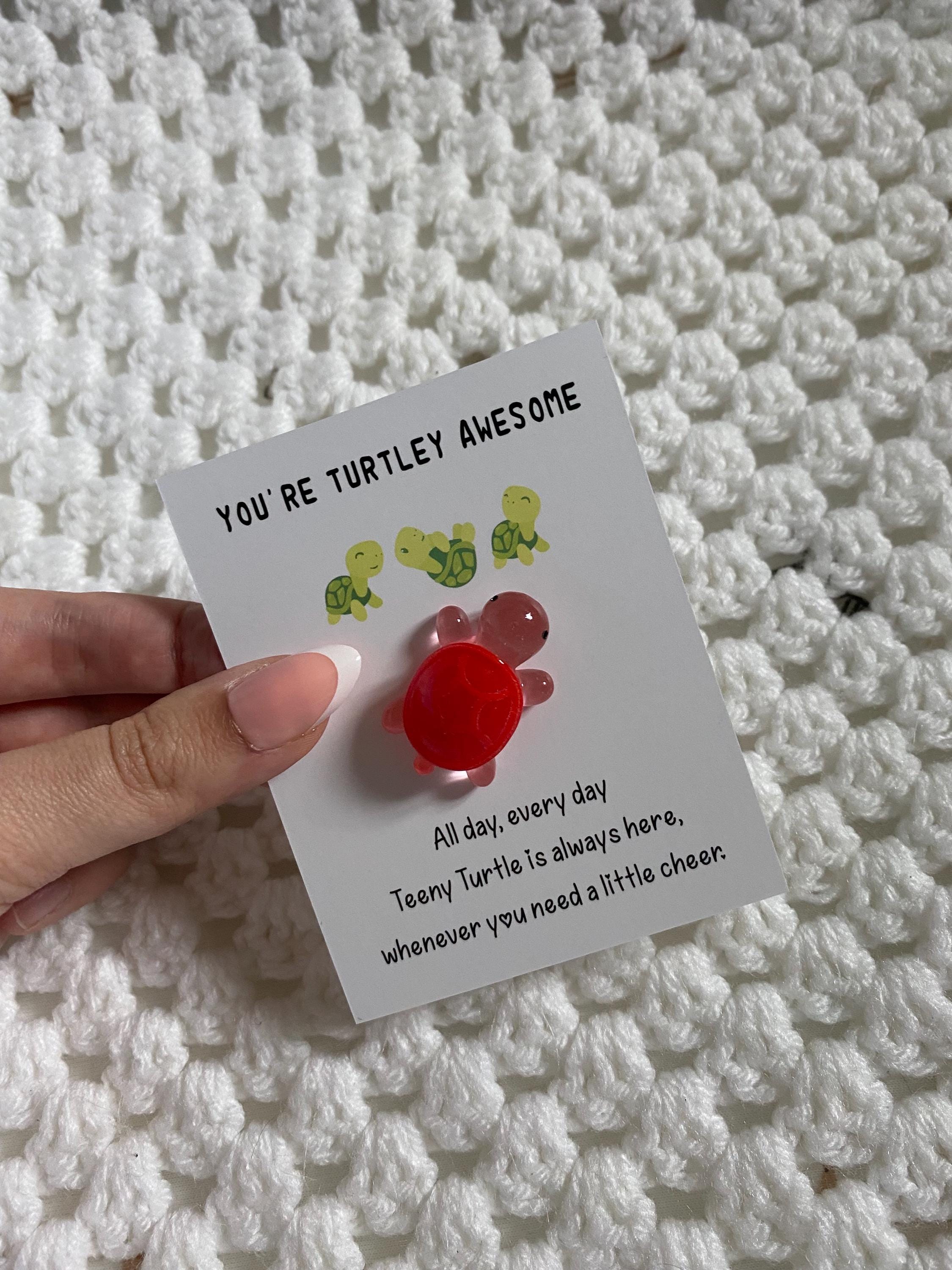 Turtle Pocket Hug|you’re Turtley Awesome|turtle Gift Card|turtle Gift ...