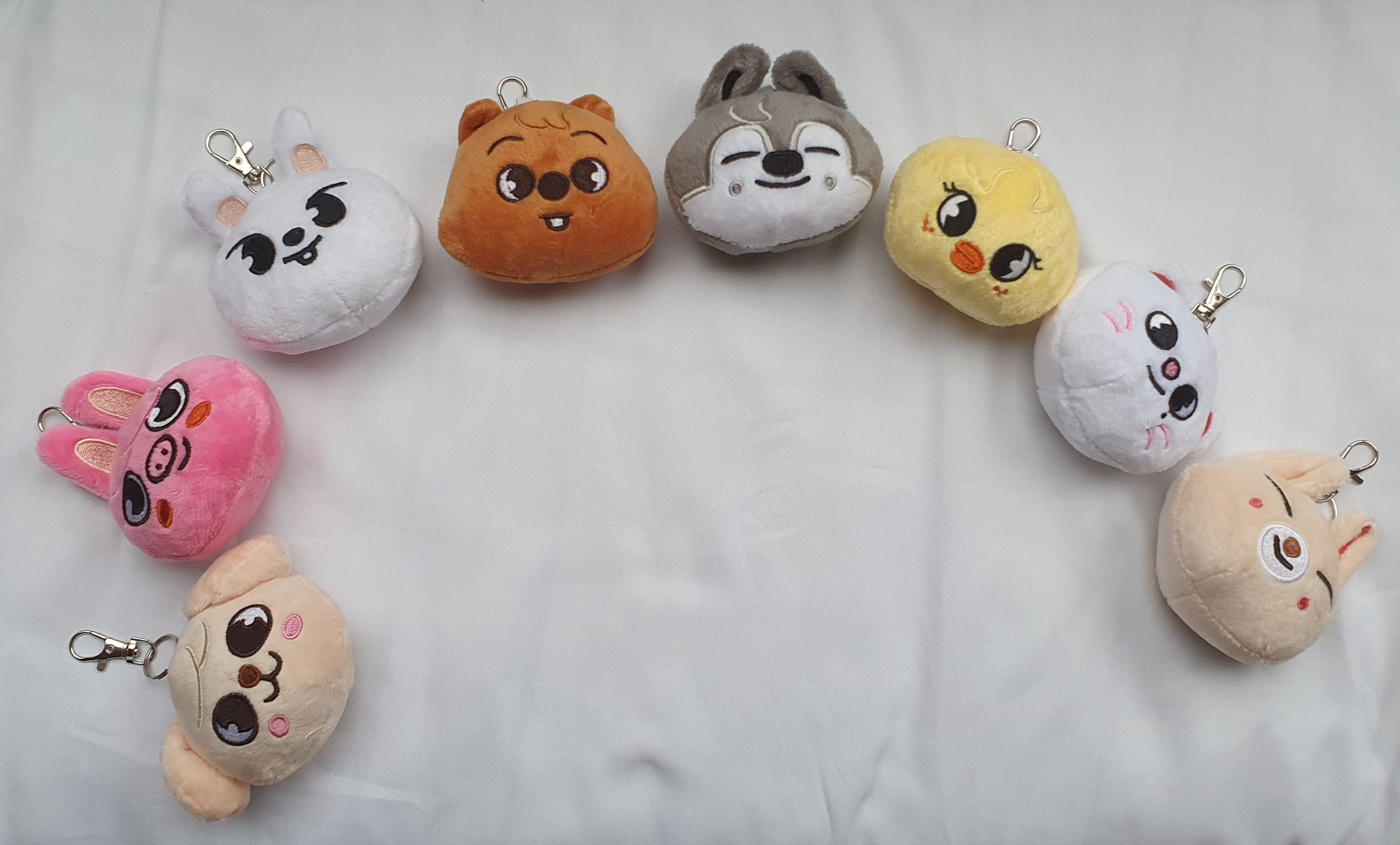 Stray Kids Skzoo Plushie Keychains Complete Set Bang Chan, Lee Know ...