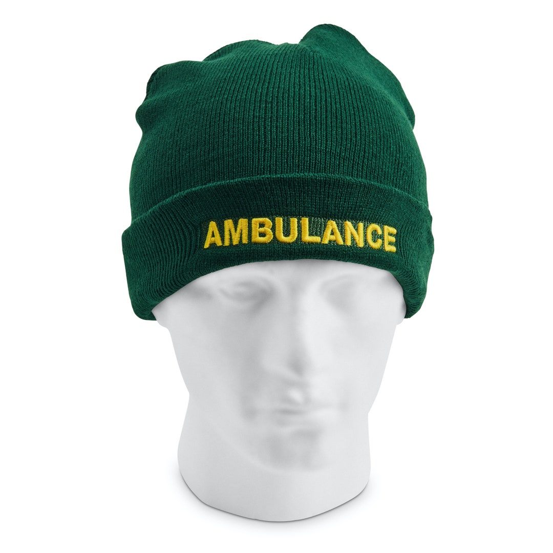 Ambulance Beanie Woolly Hat - Etsy UK