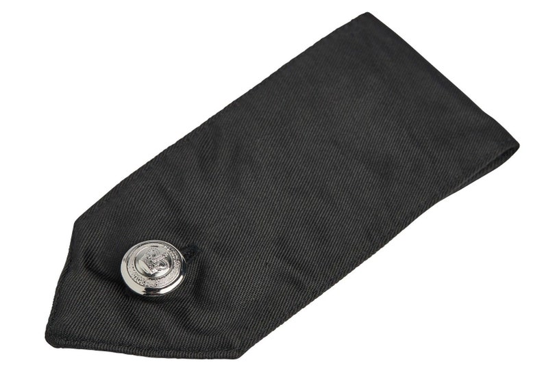 Black Police Security Met Style Chrome Button on Shirt Epaulettes ...