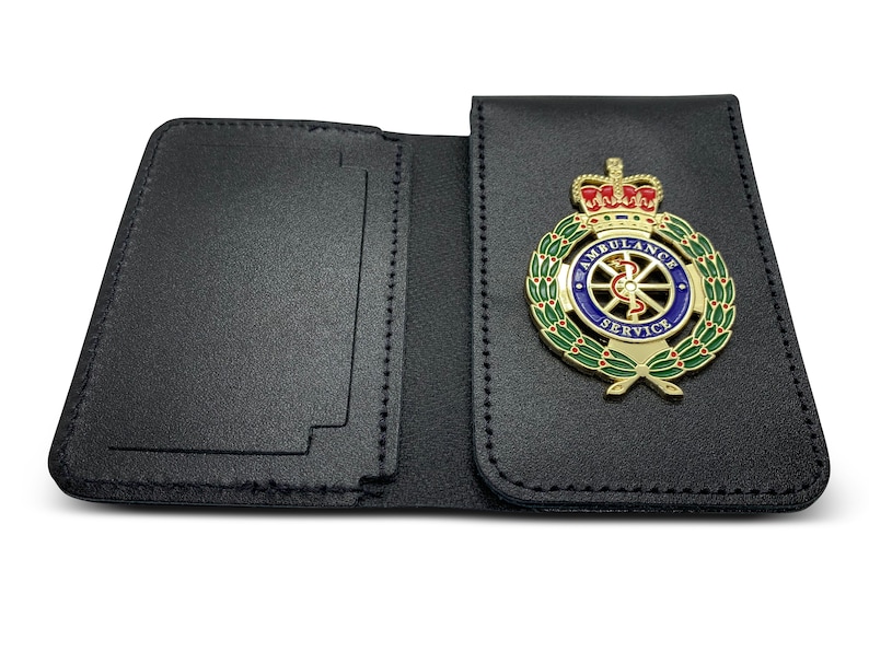 Ambulance Service Leather Warrant Card Holder - Etsy
