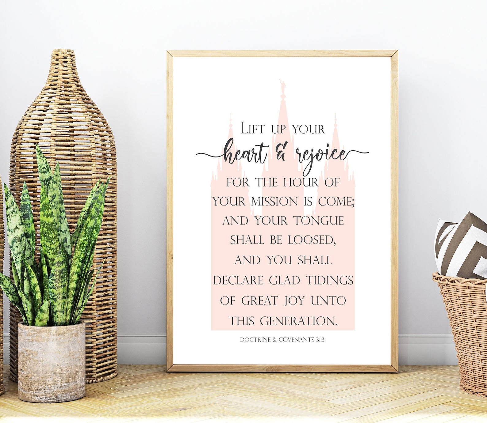LDS Missionary Encouragement Scripture Digital Print | Hour of Your ...