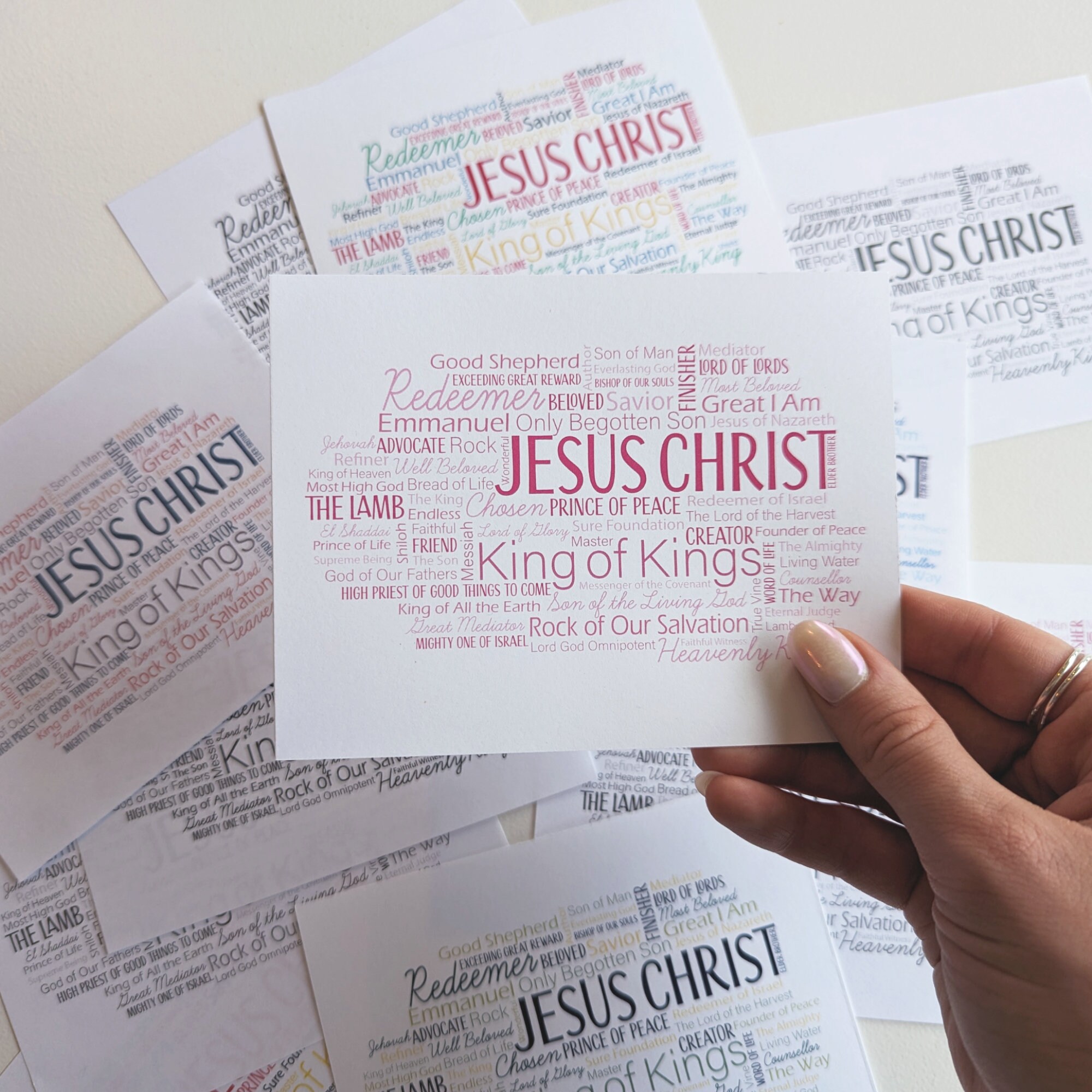 Names of Jesus Christ Instant Download | Bible Study Printable ...