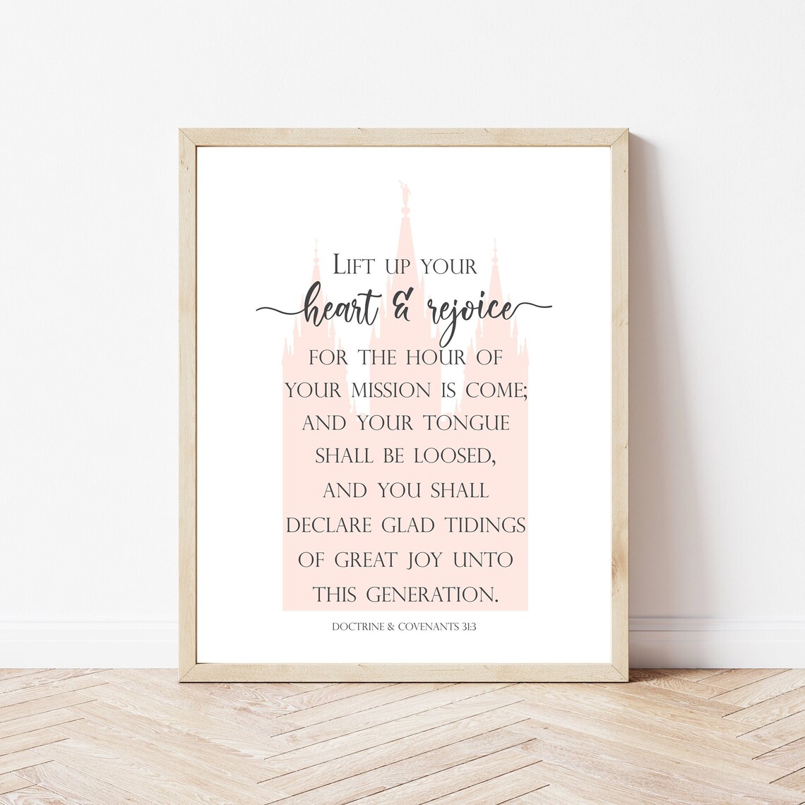 LDS Missionary Encouragement Scripture Digital Print | Hour of Your ...