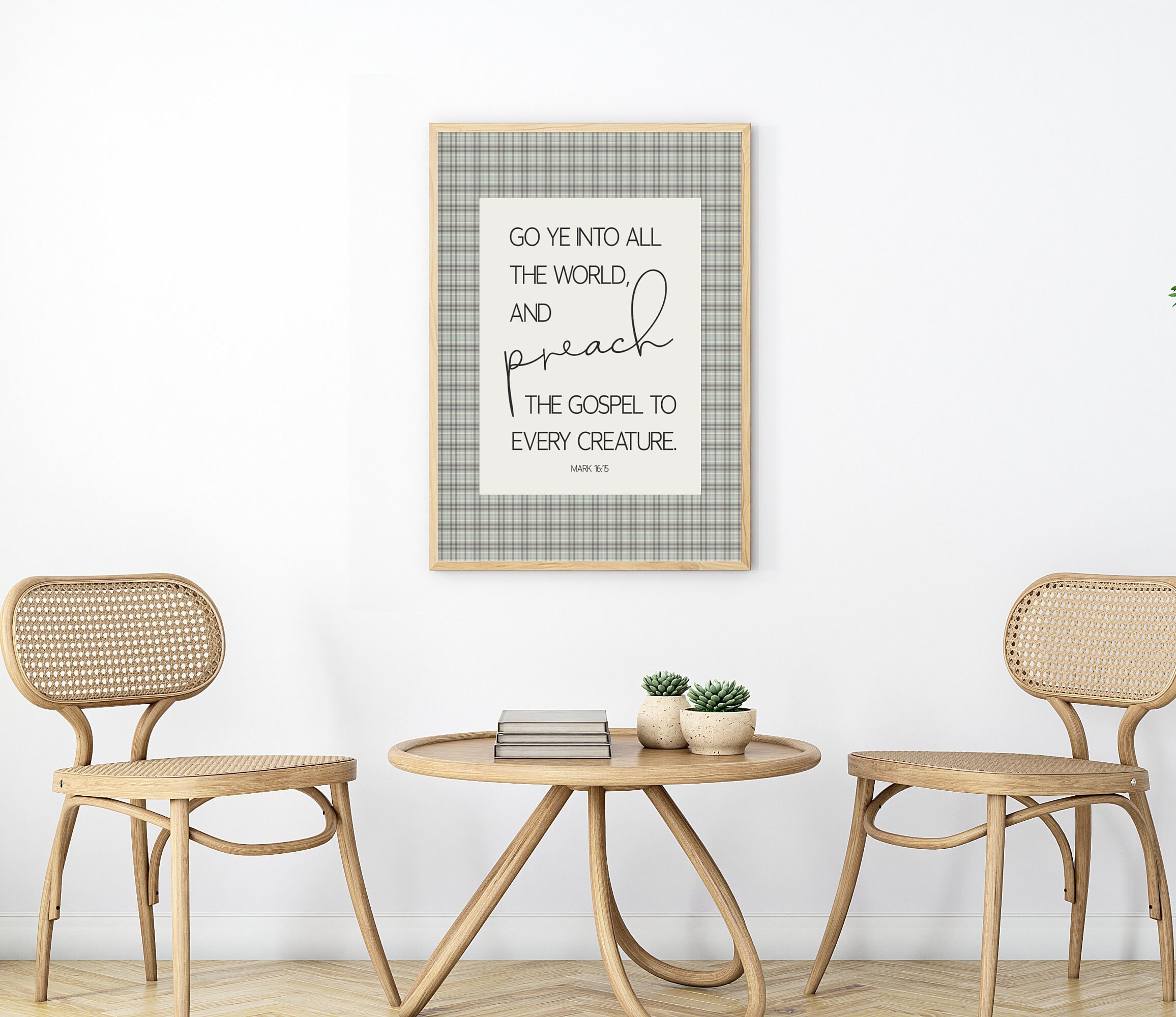 Go Ye Into All the World Digital Art Print | Mark 16:15 | LDS ...
