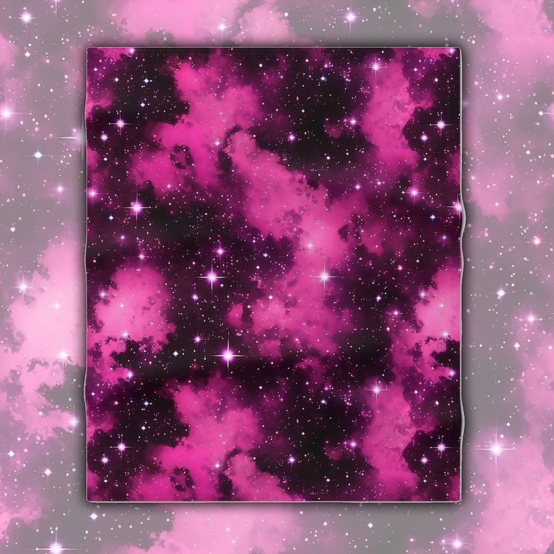 Pink Starscape Throw Blanket - |50" X 60"| |100% Polyester| |anti ...