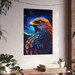 Space Hawk Poster - Vertical Matte Finish Paper Falcon Eagle Hawk Bird ...