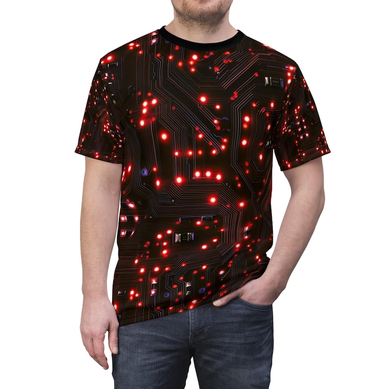 Hacked Circuits Unisex T-shirt - Cyberpunk Sci-fi Cosplay Hi-tech ...