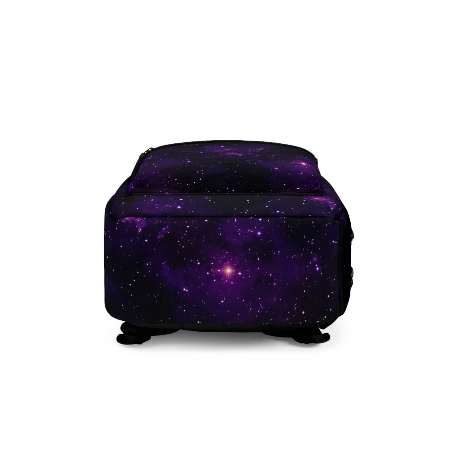 Dark Purple Space Backpack - School Backpack, Blank Name Tag Sewn ...
