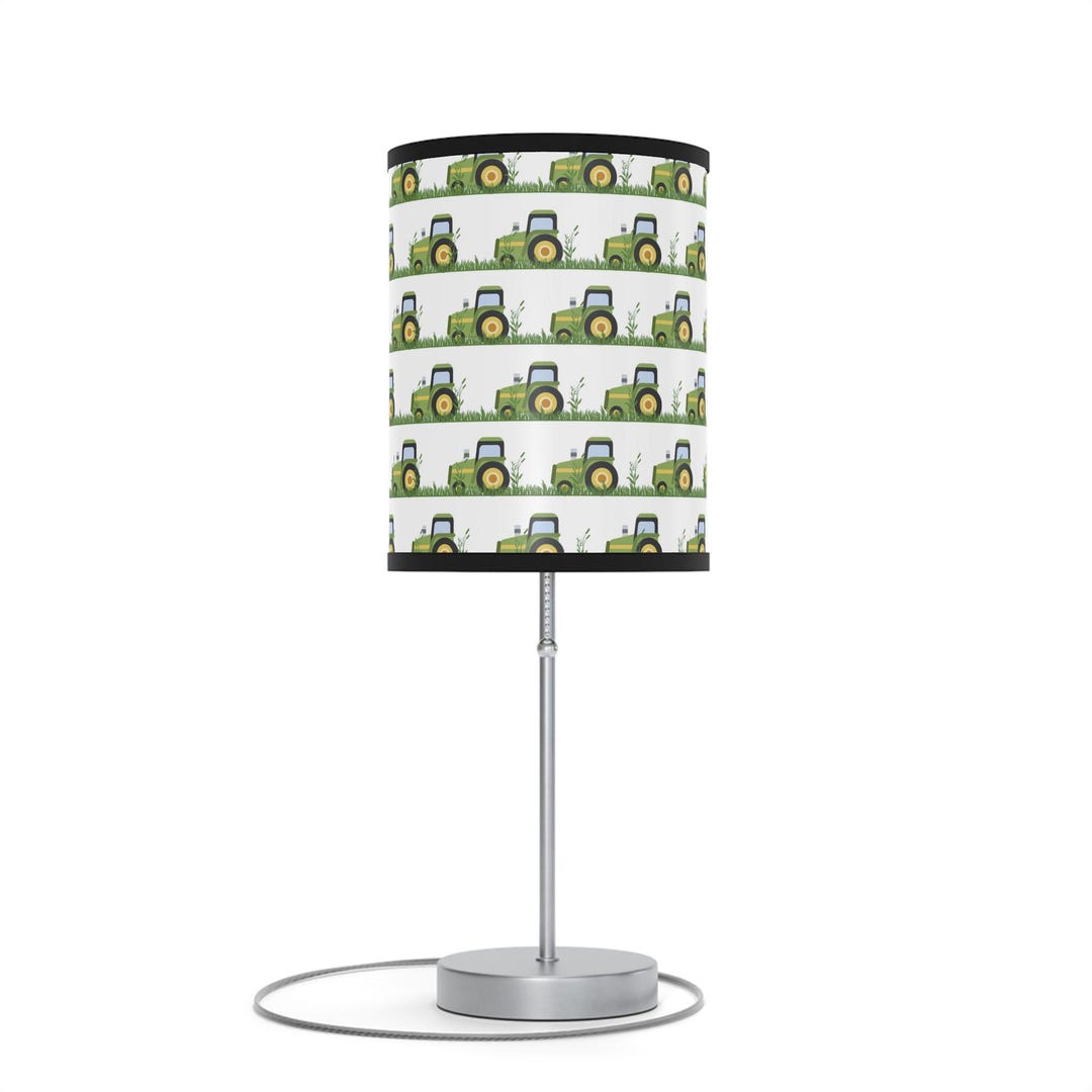Tractors Nursery, Bedroom, Kids Room Lamp on a Stand, USCA Plug for ...