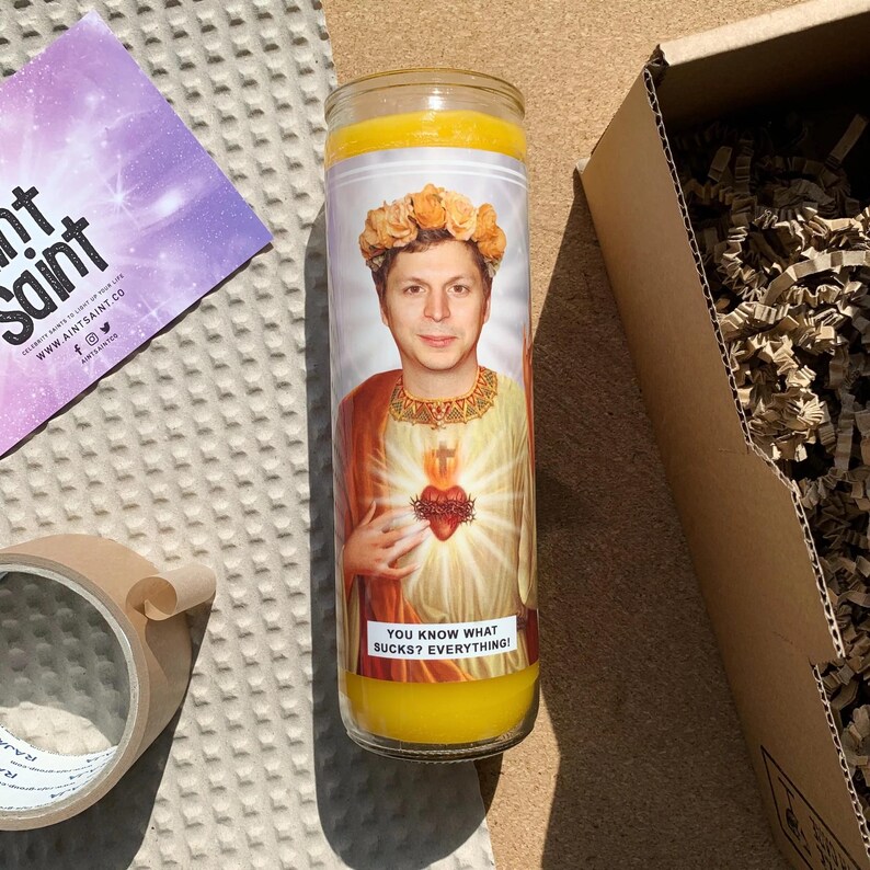 Saint Michael Cera Prayer Candle: Scented Vegan Soy Wax, 120hr Burn - Etsy