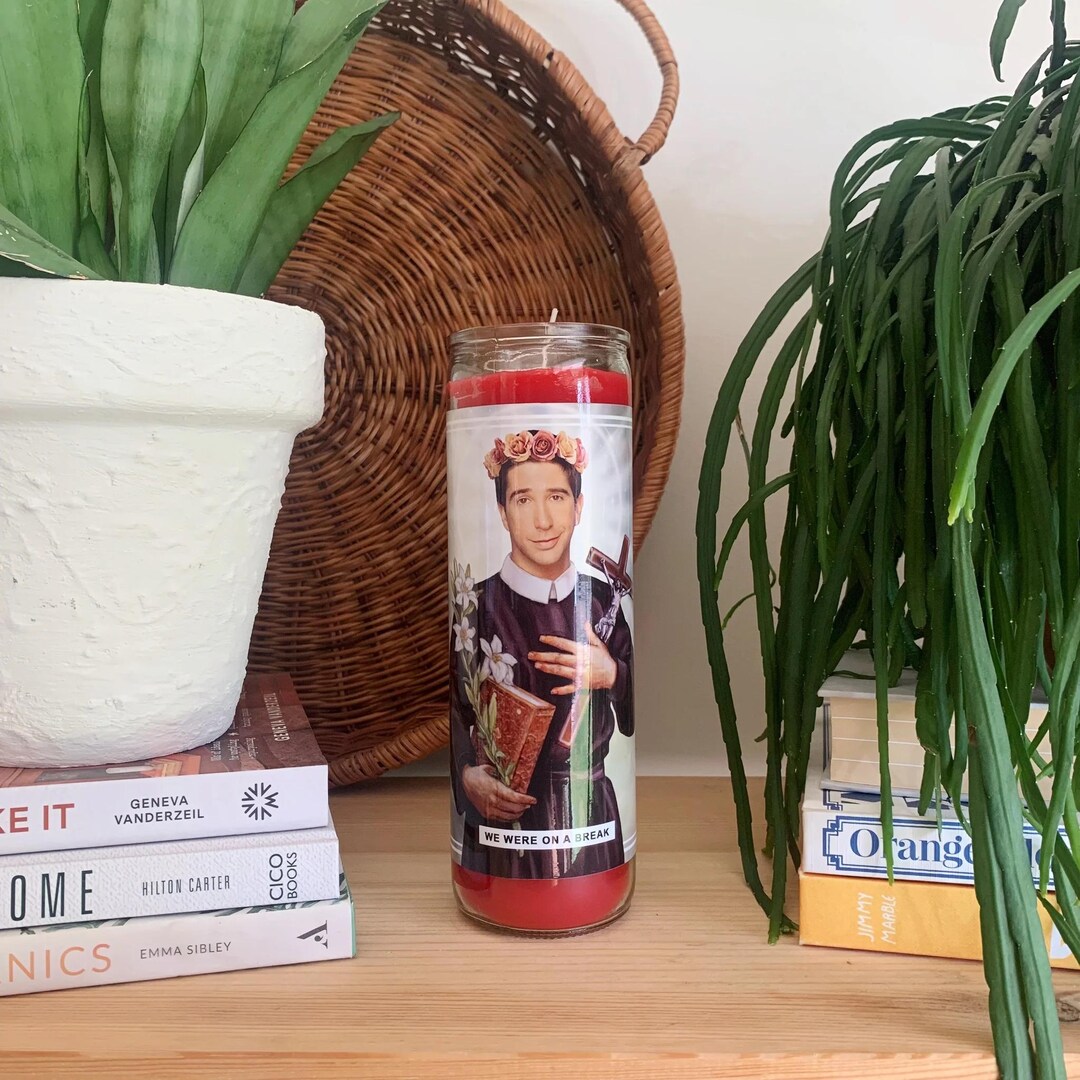 Saint David Schwimmer Ross Prayer Candle: Scented Vegan Soy Wax - Etsy