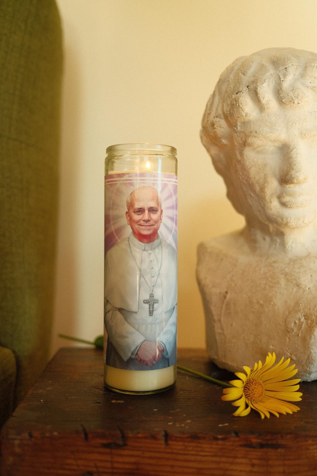 Pope Leo XIV | Robert Prevost Prayer Candle - Scented Soy Wax [8" Tall ...