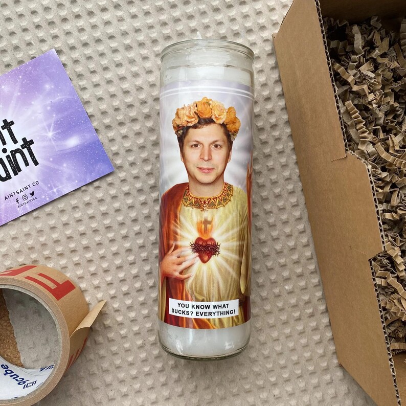 Saint Michael Cera Prayer Candle: Scented Vegan Soy Wax, 120hr Burn - Etsy