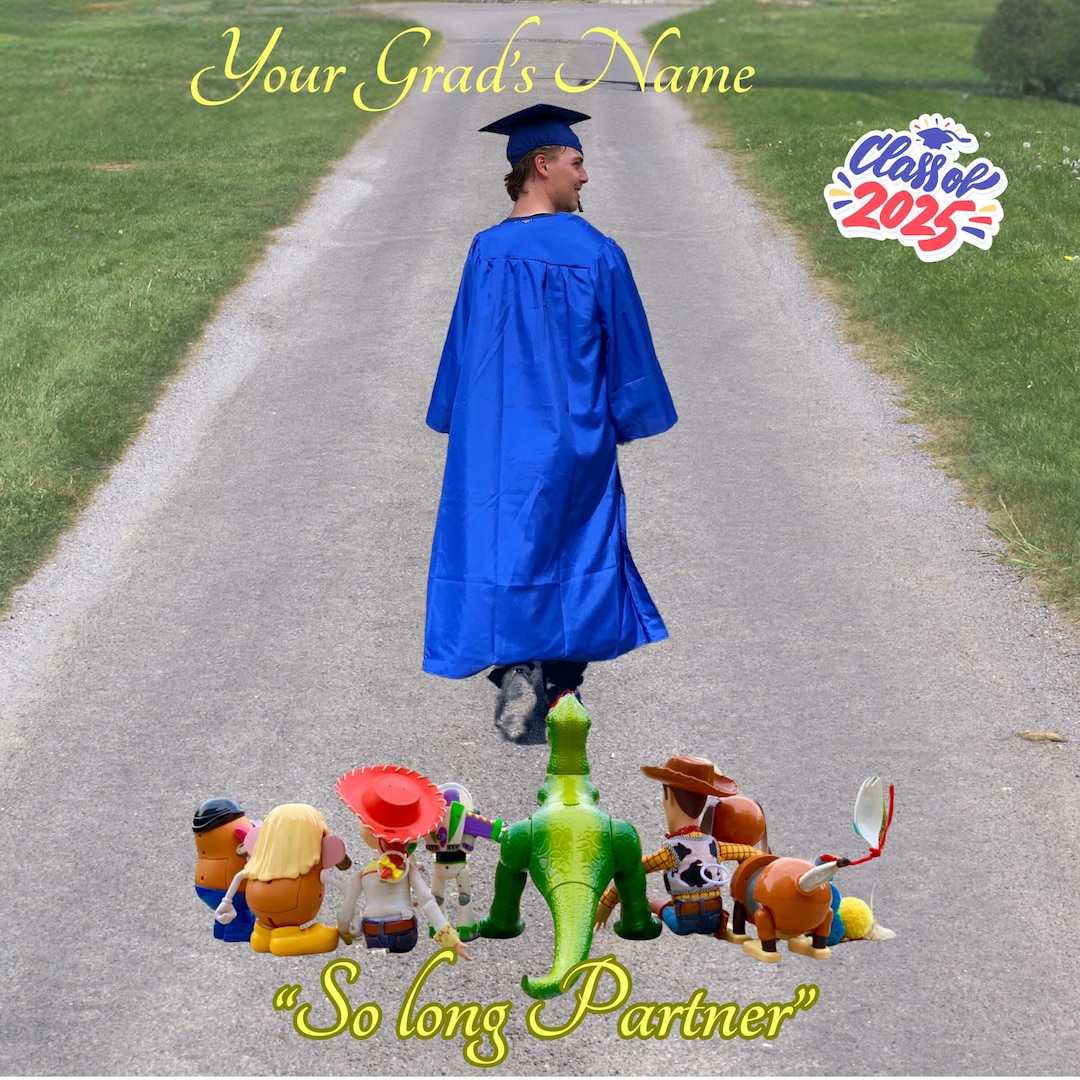 Personalized Toy Story Graduation Magnet or Image: Class of 2025 - Etsy